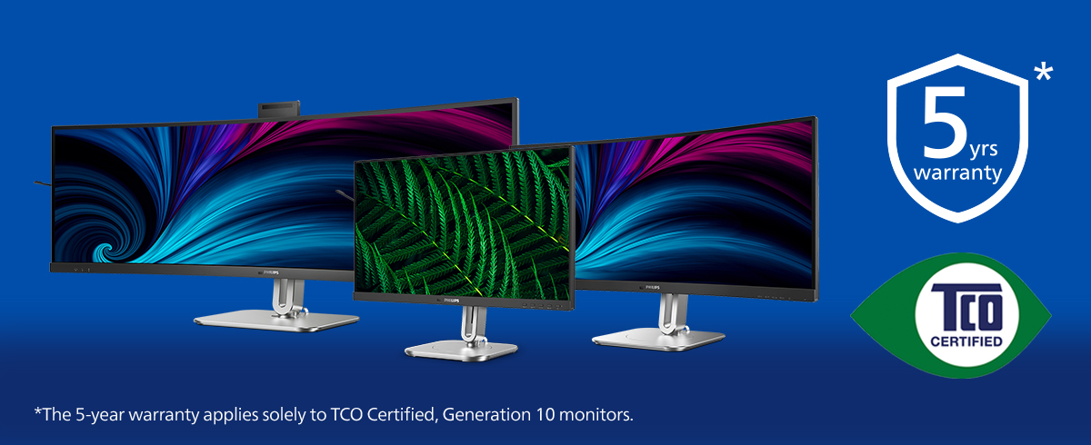 Philips Monitors to Offer TCO Certified, generation 10 with 5-Year ...