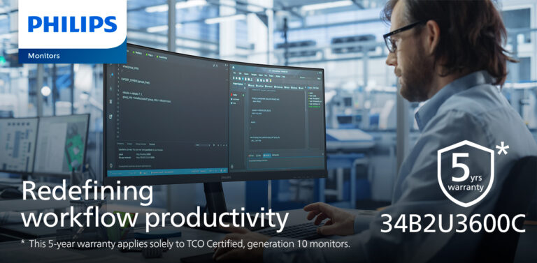 Philips 34B2U3600C: meet the first model from Philips Monitors with a 5 ...
